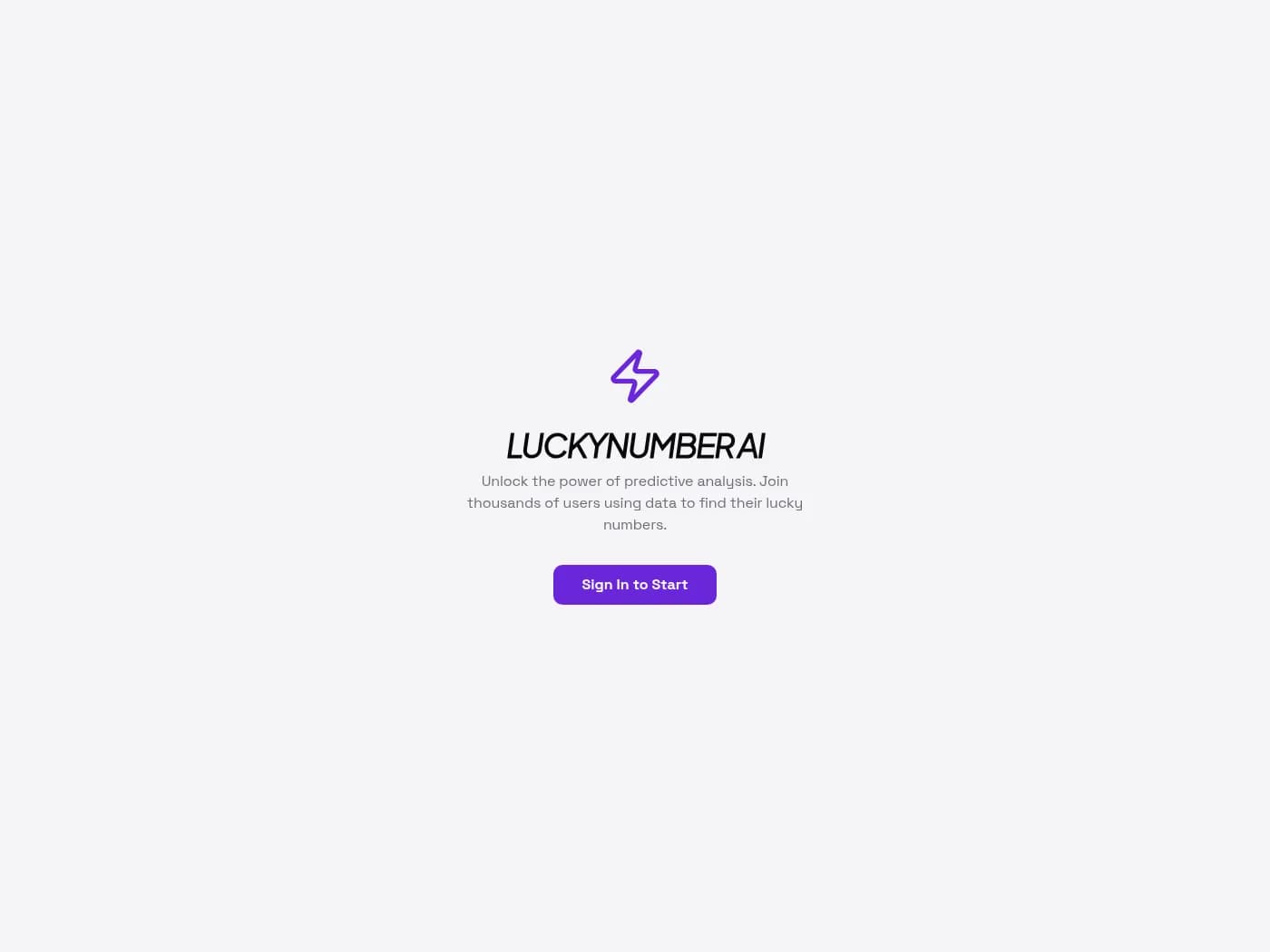 LuckyNumber AI