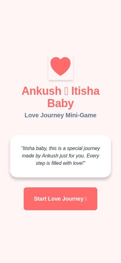 Love Journey Mini-Game