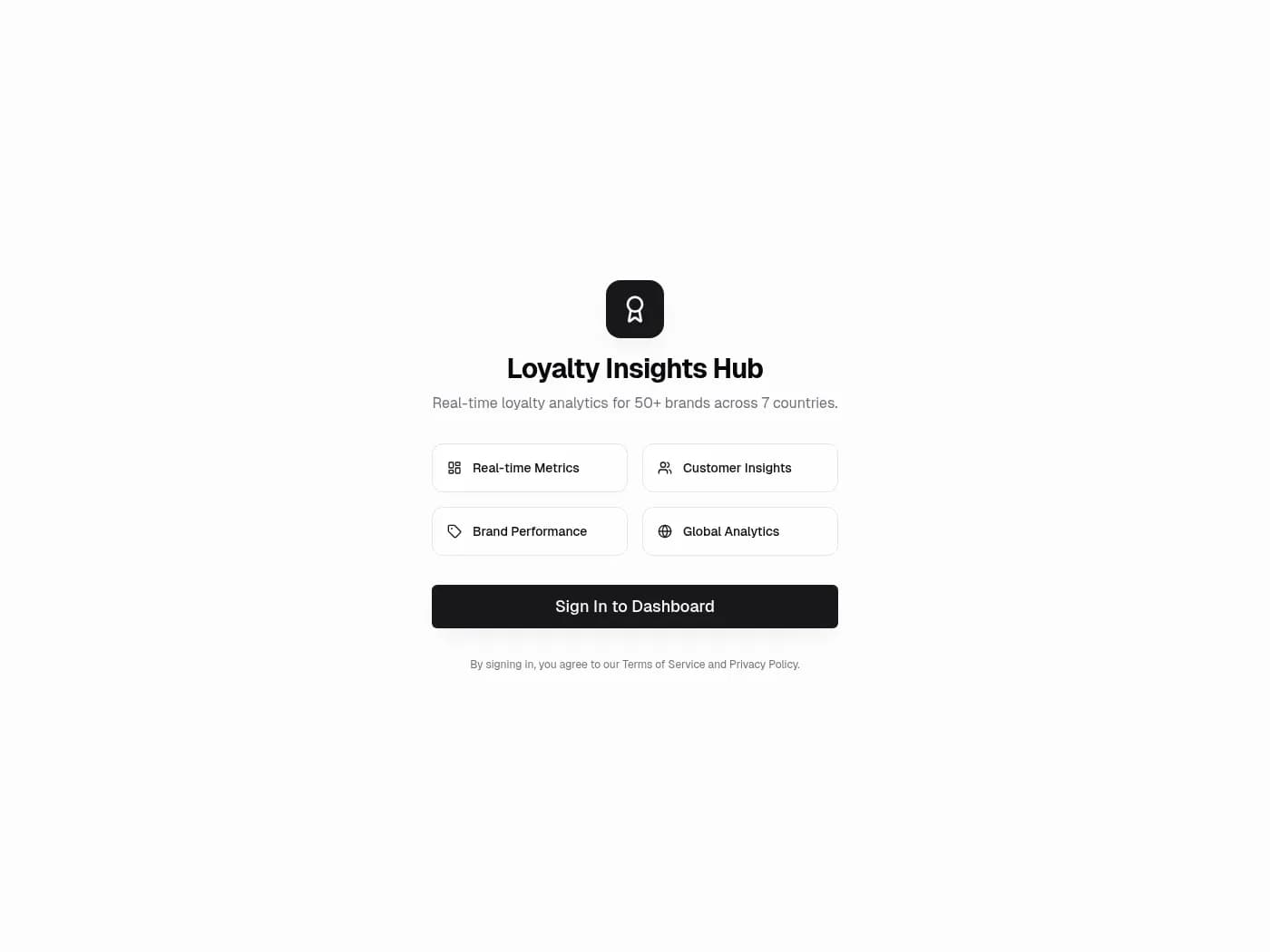 Loyalty Insights Hub