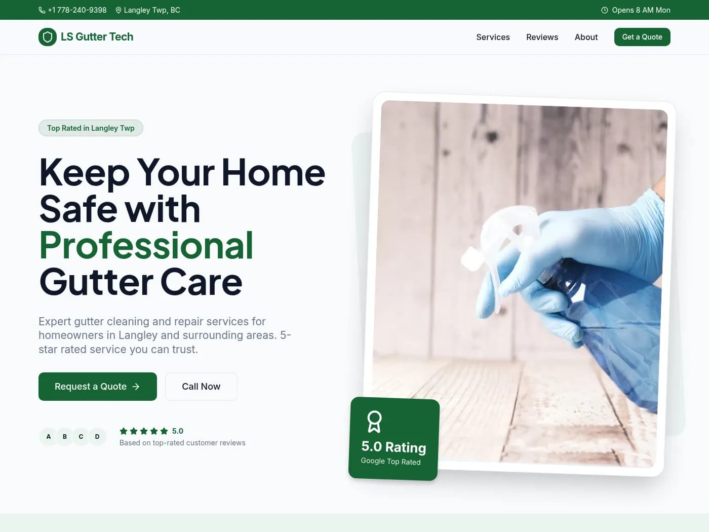LS Gutter Tech Website