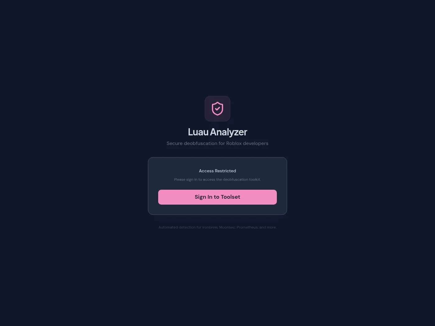 Luau Script Deobfuscator