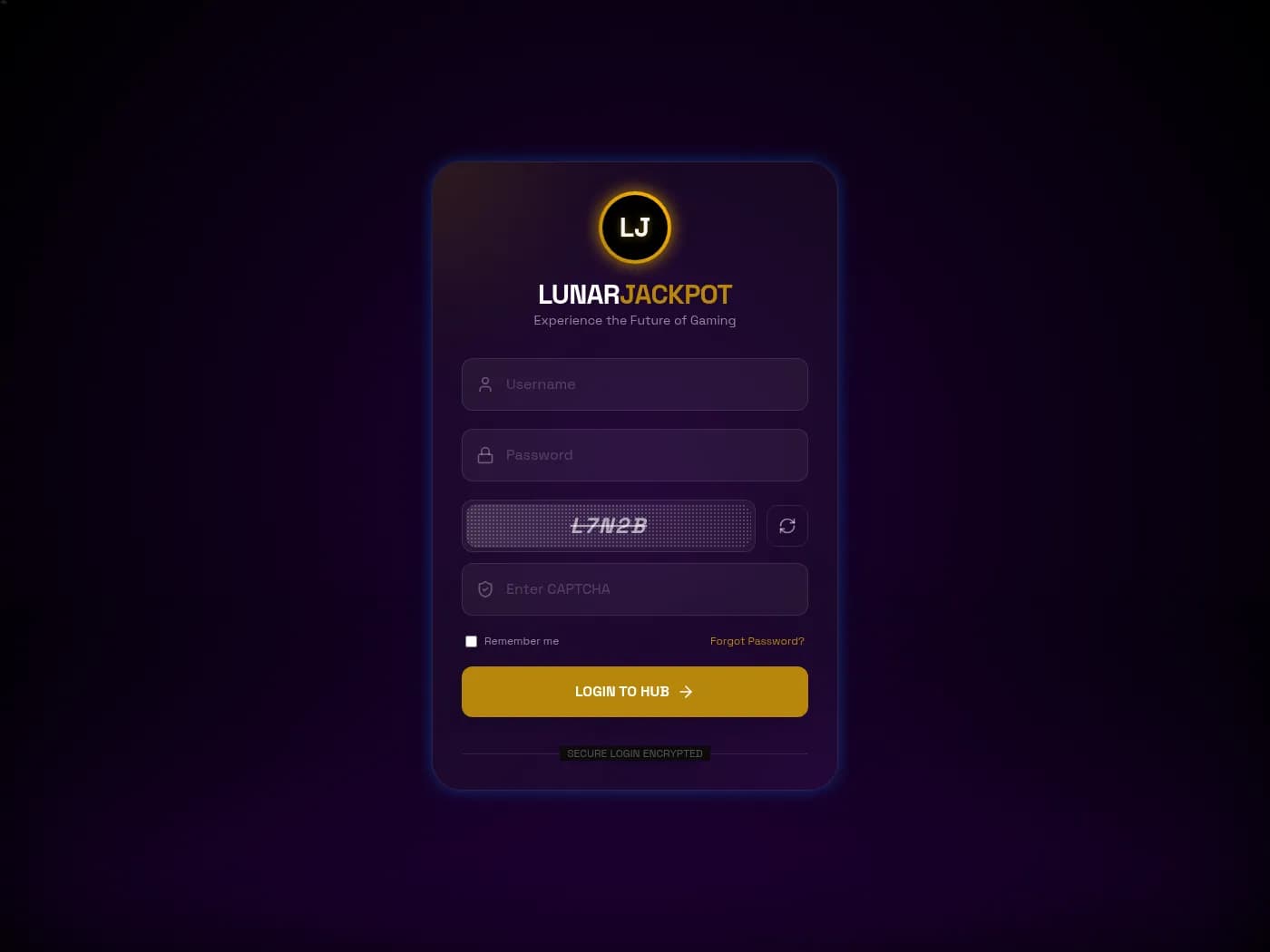 LunarJackpot Casino UI Kit