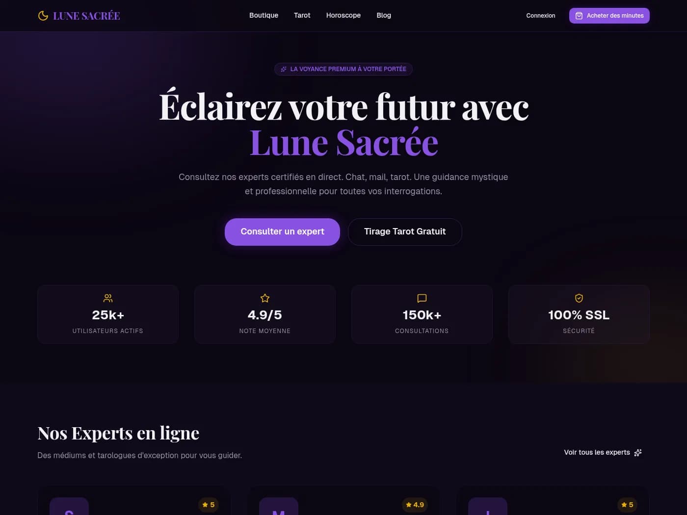 Lune Sacrée Voyance