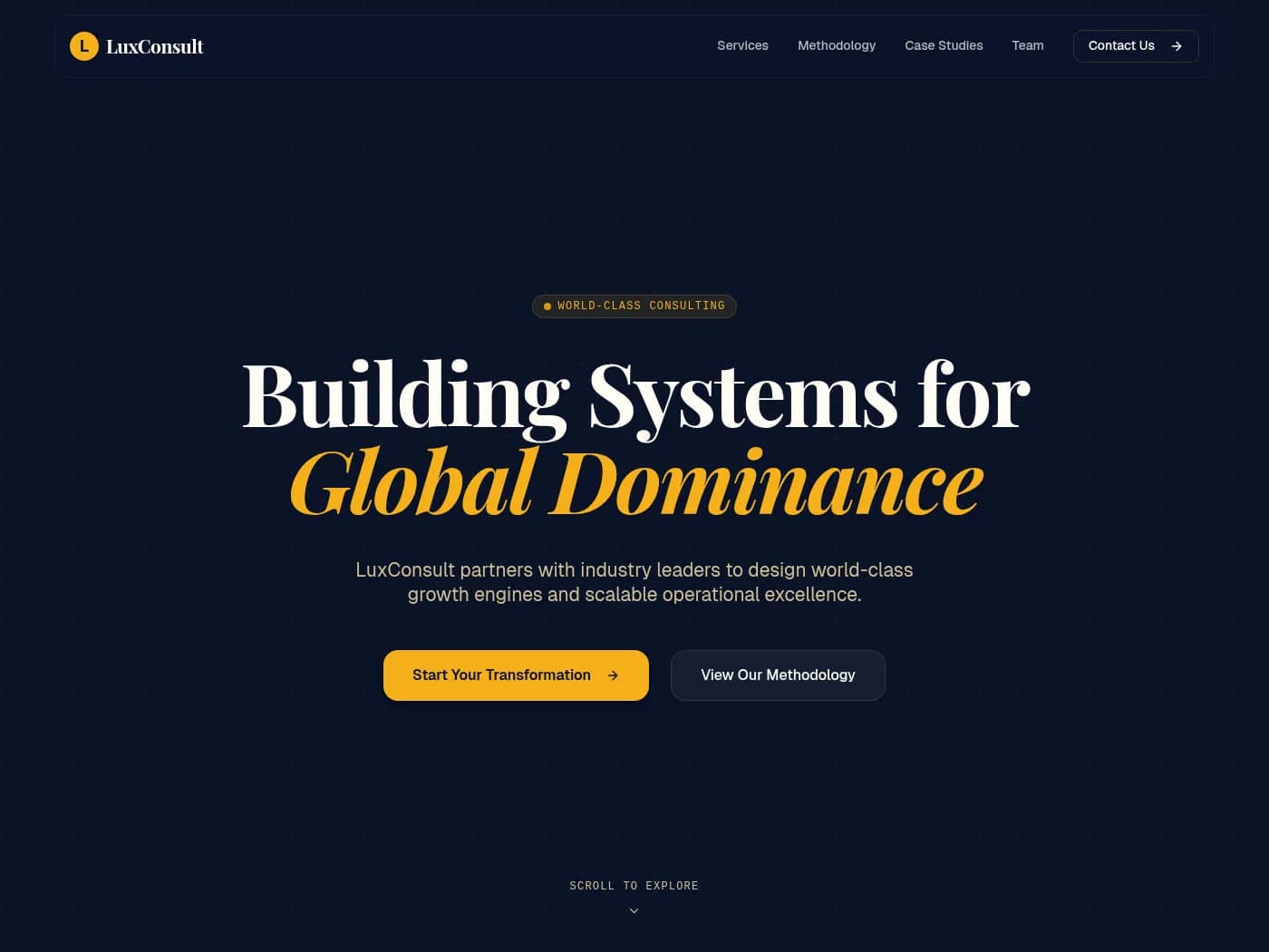 LuxConsult Agency Site