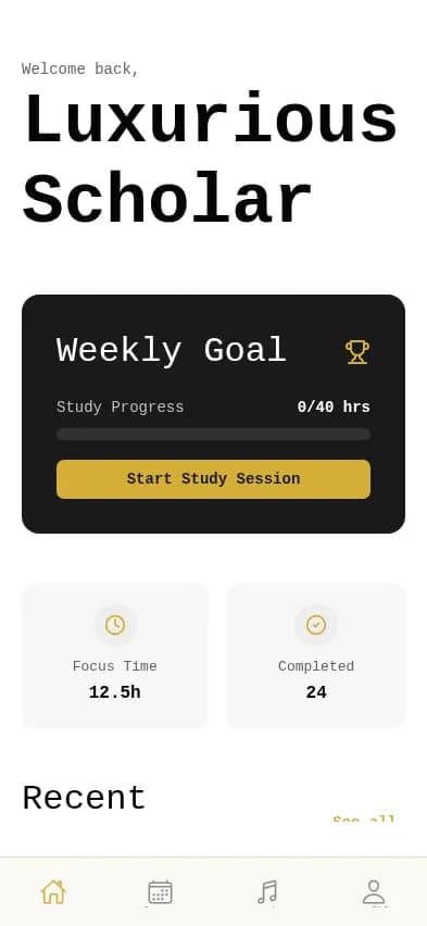 Luxe Study Planner
