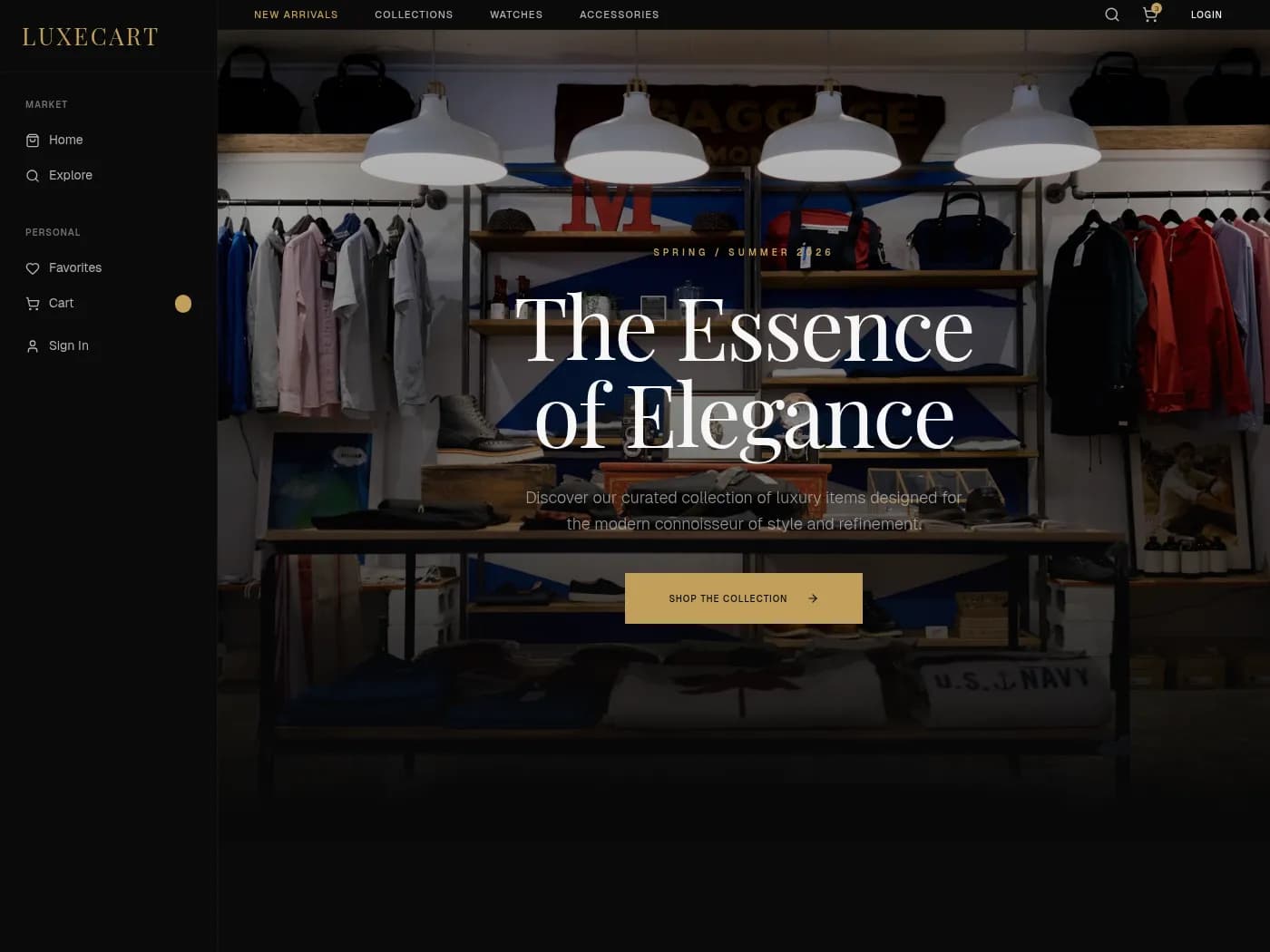LuxeCart Platform