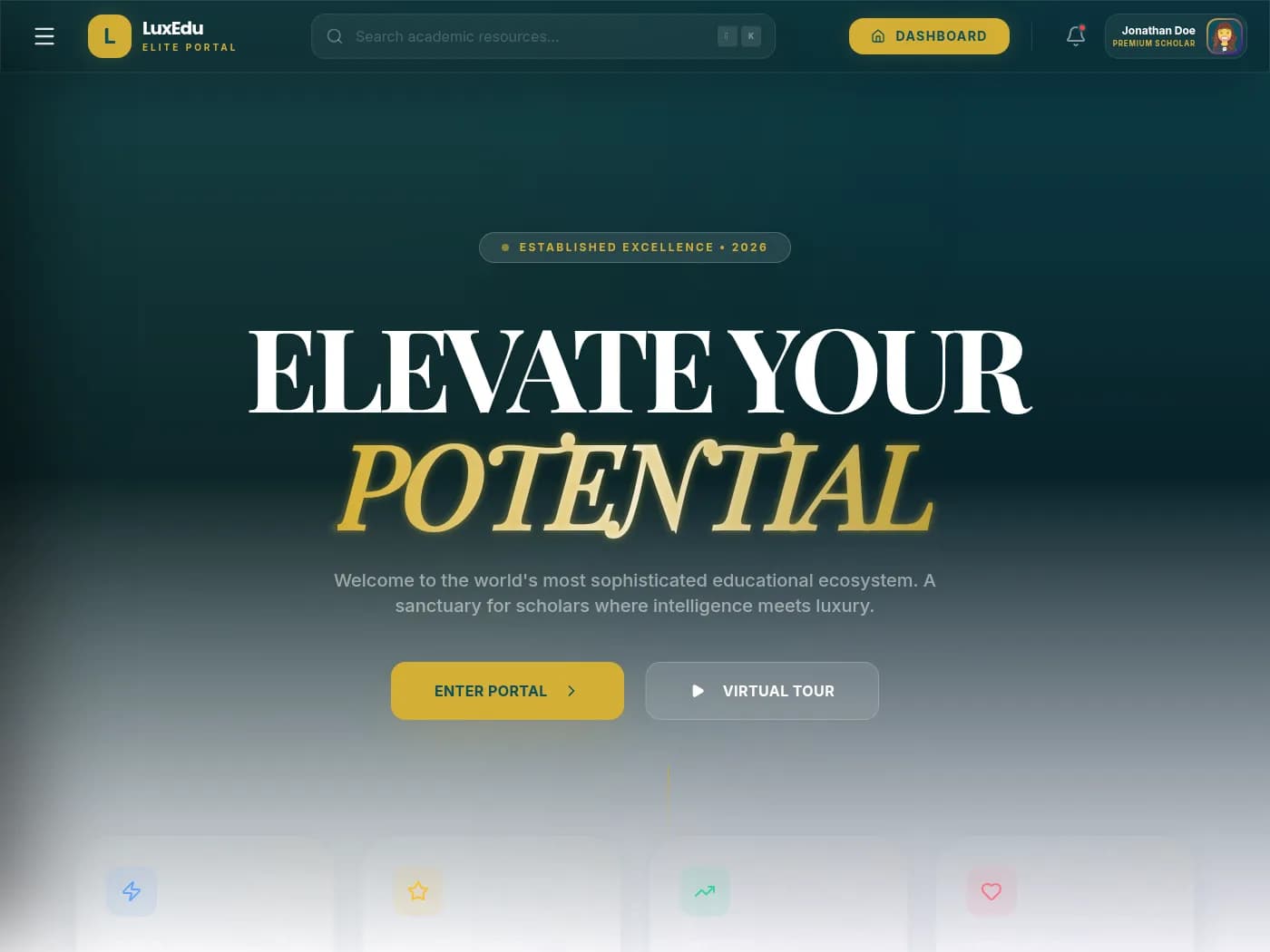 LuxEdu Portal Redesign