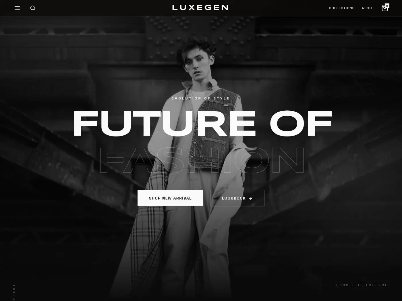 LuxeGen Clothing Site