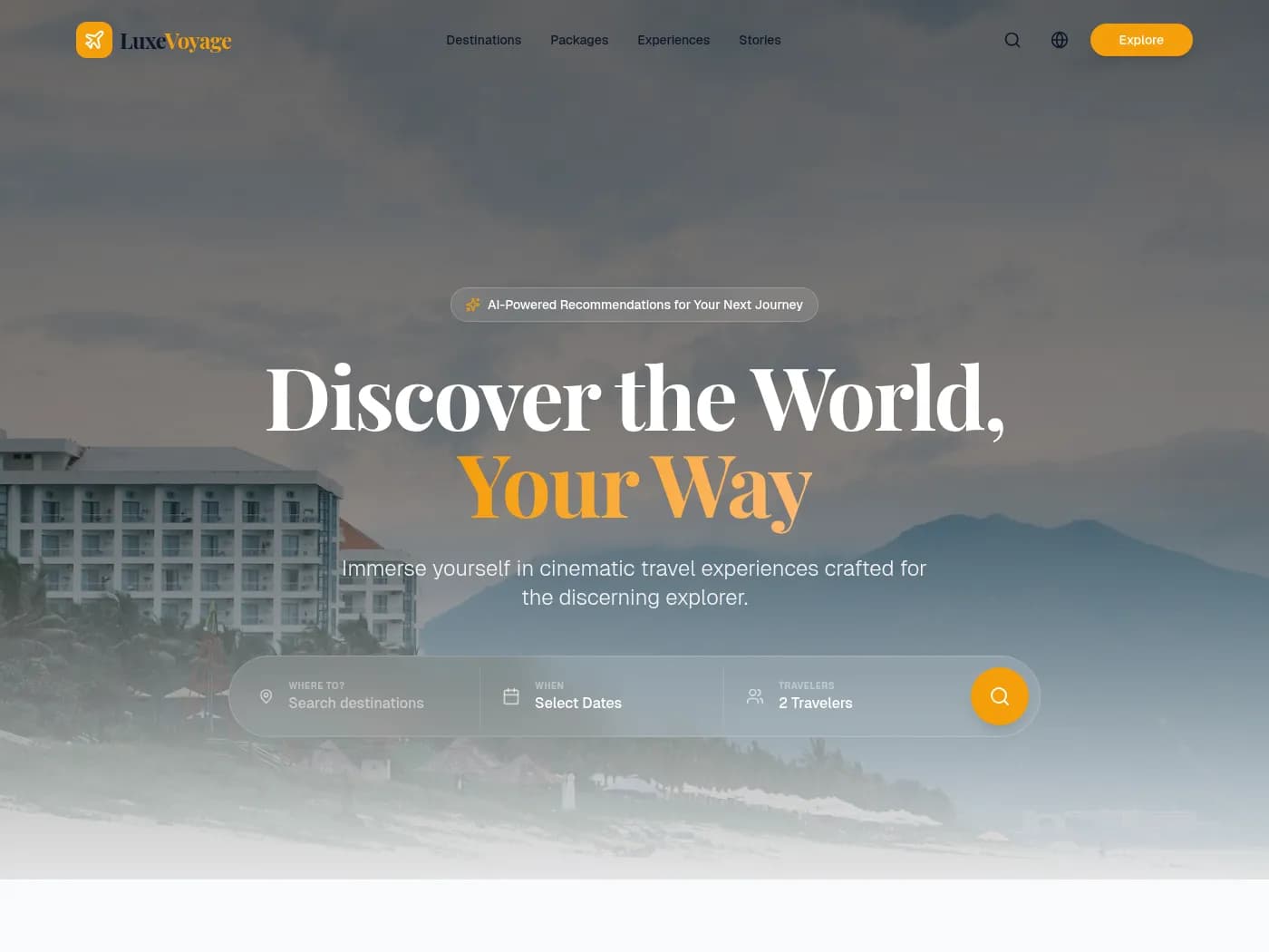 LuxeVoyage Booking
