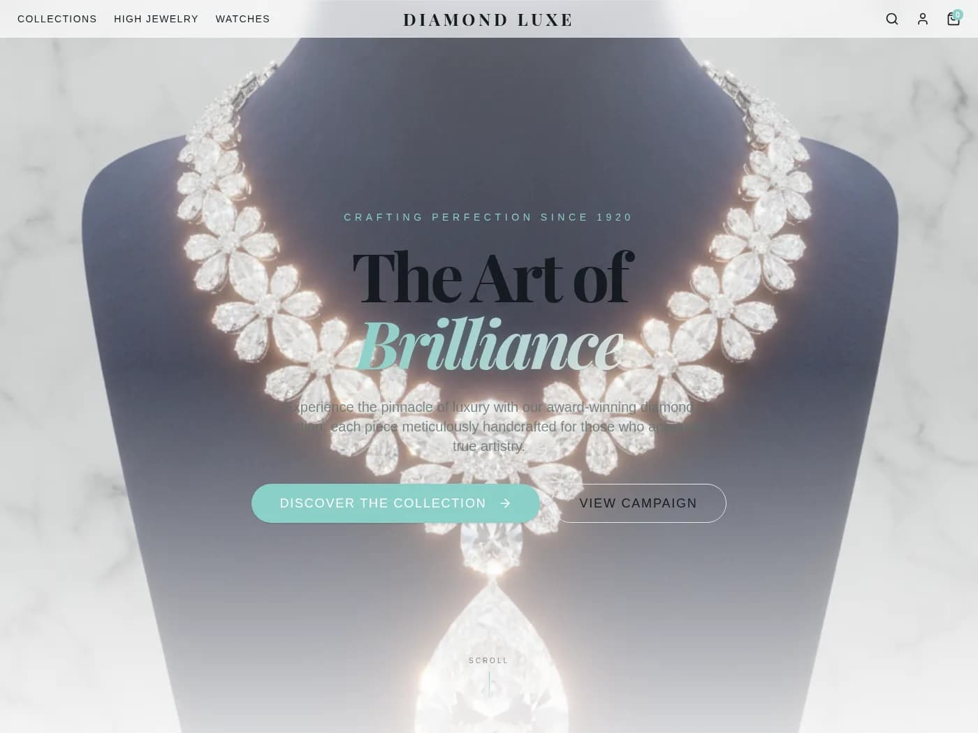 Diamond Luxe Showcase