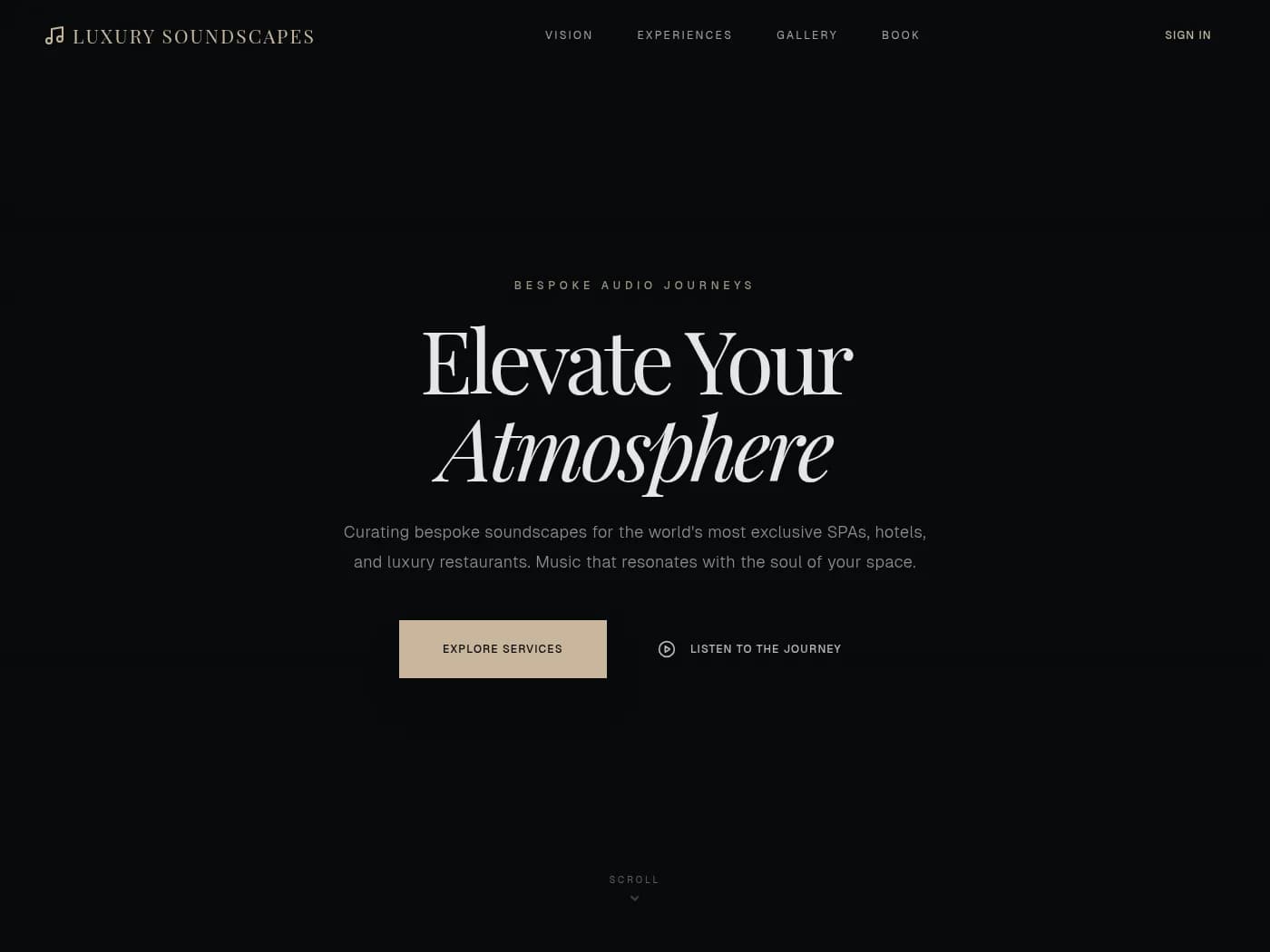 Luxury Soundscapes Web