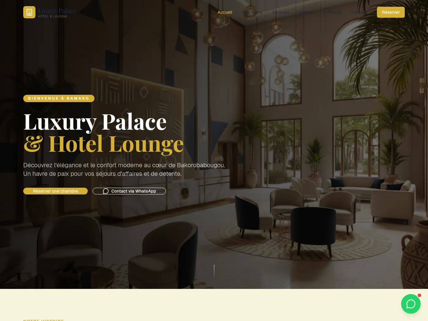 Luxury Palace Website