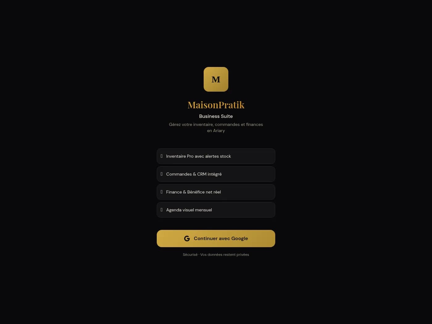 MaisonPratik Business Suite