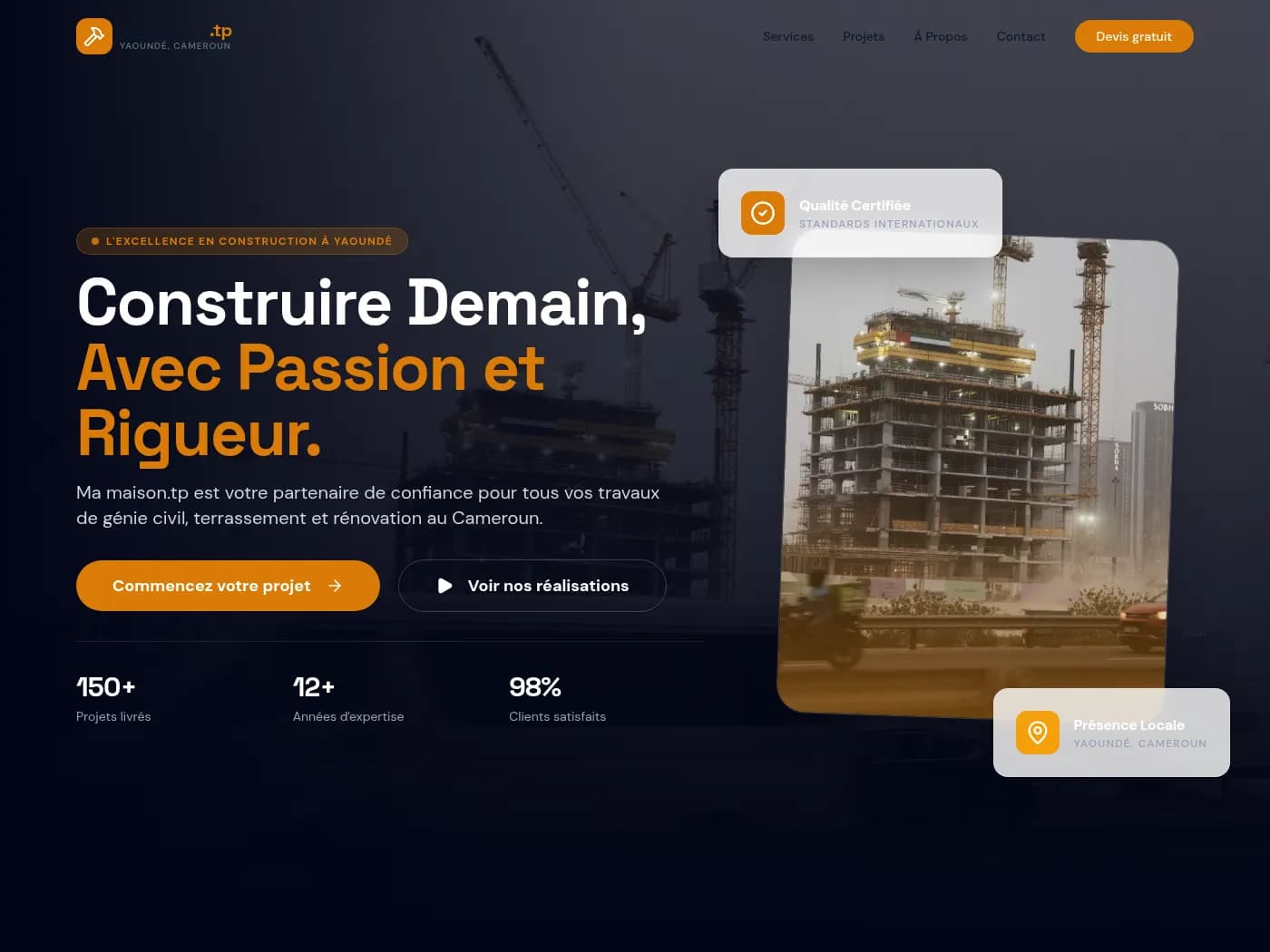 MaMaisonTP Website