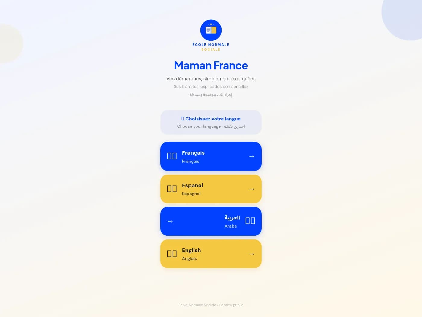 Maman France Web Guide