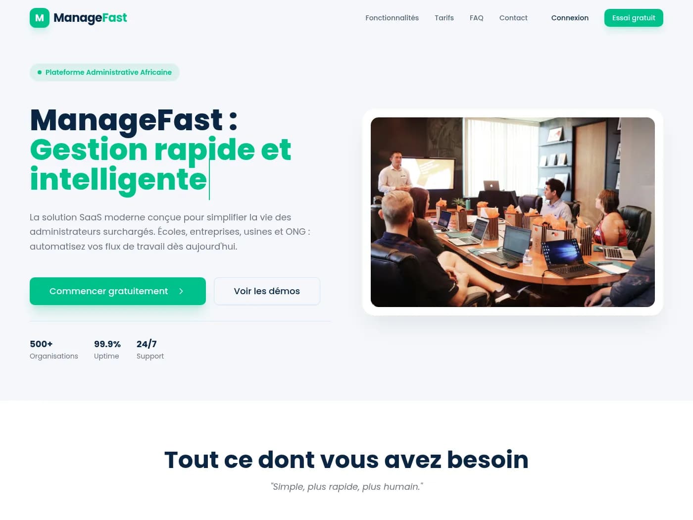 ManageFast SaaS Platform