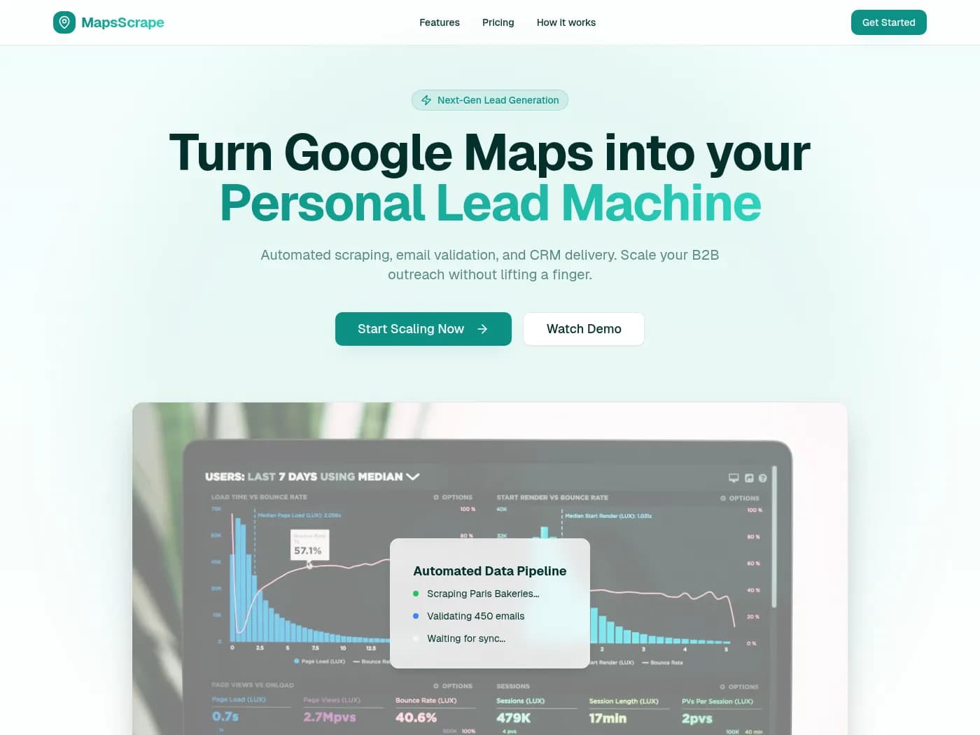 MapsScrape Automator
