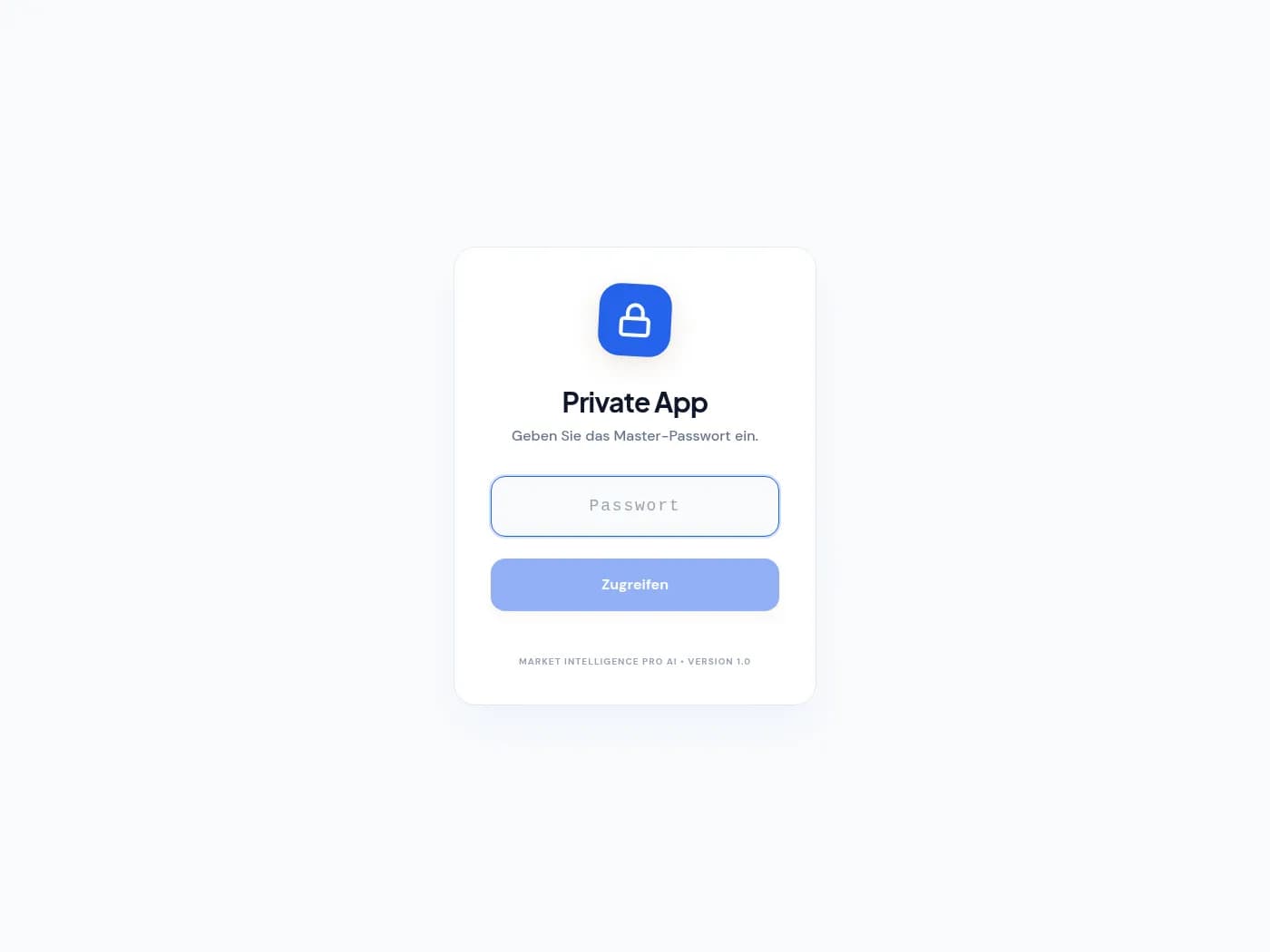 Market Intelligence Pro AI