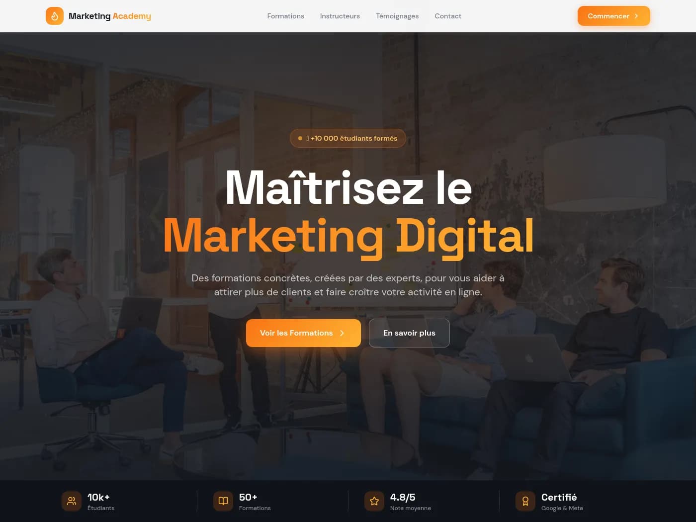 Marketing Academy Site