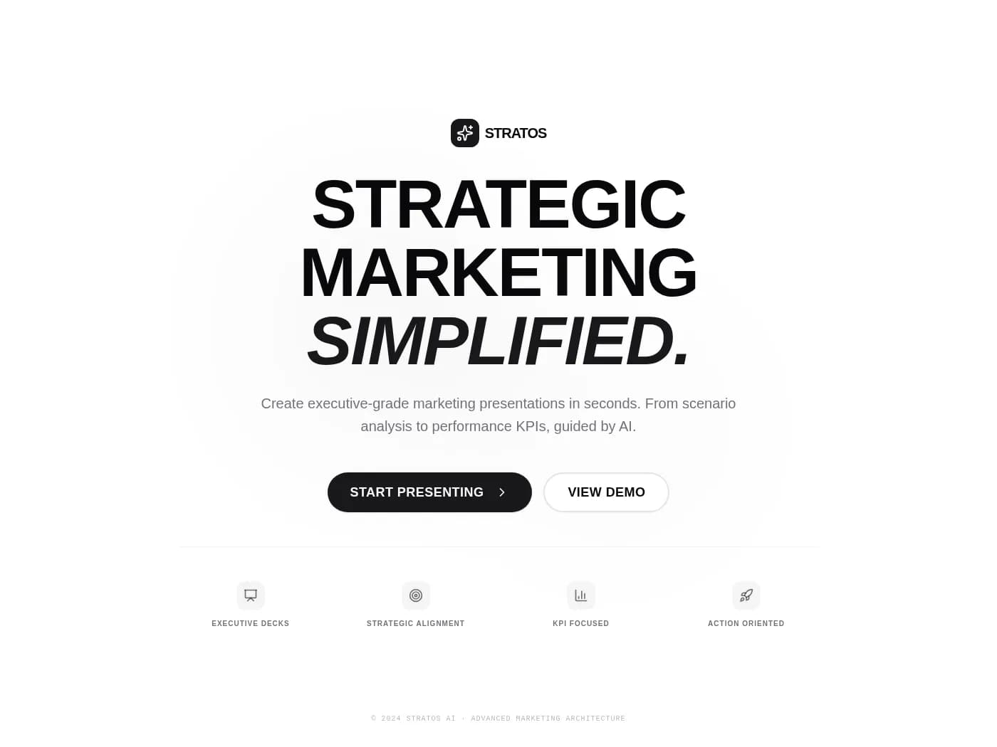 Strategic Marketing Deck