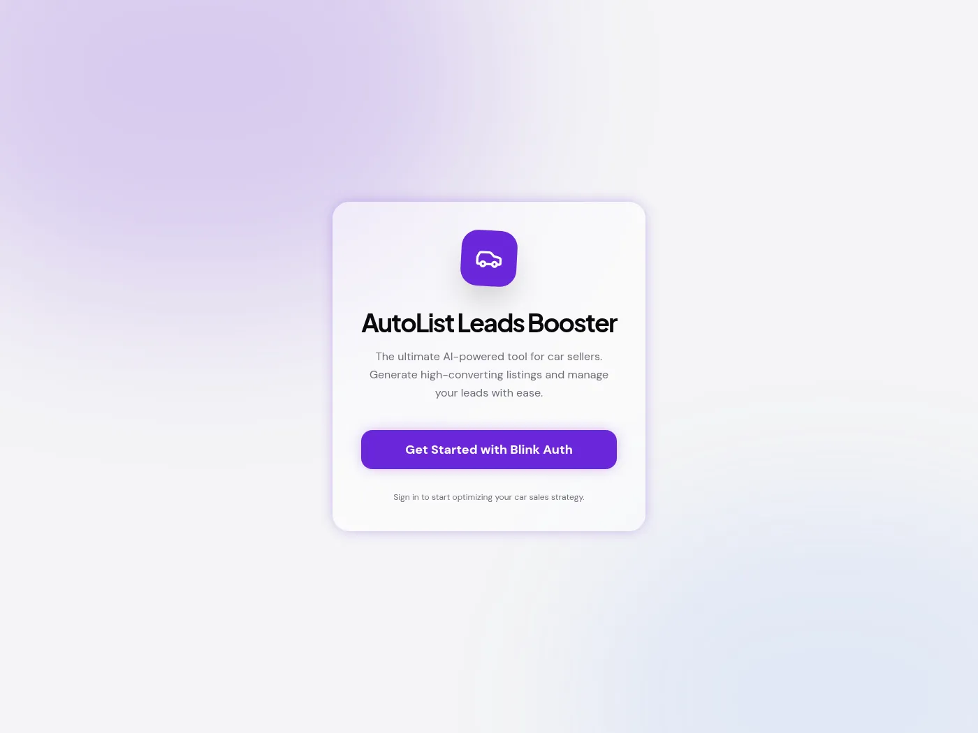 AutoList Leads Booster