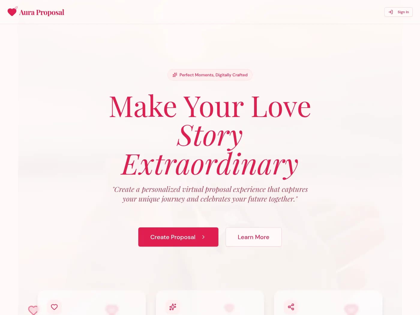 Marry Me Proposal Site