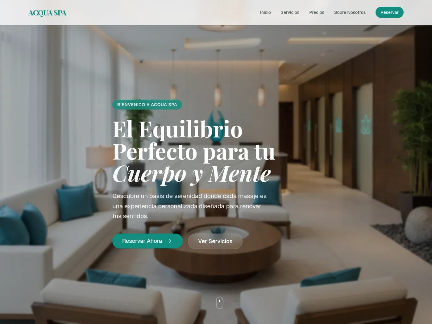 Masajista Web Landing