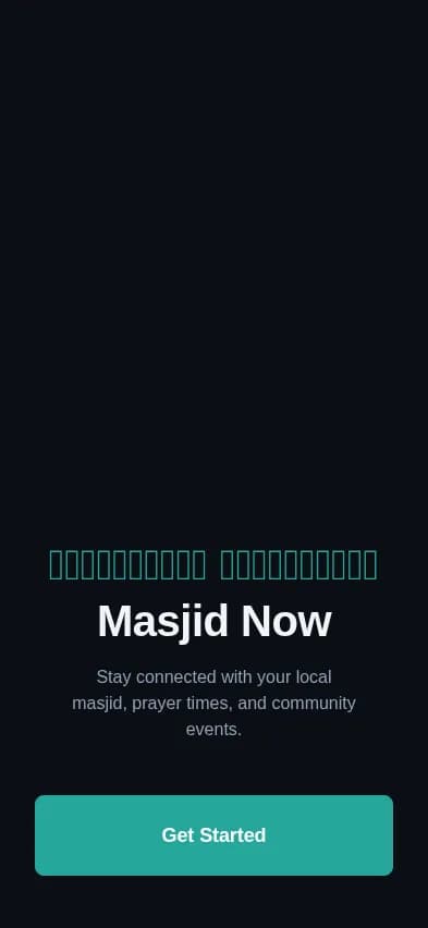 Masjid Now App