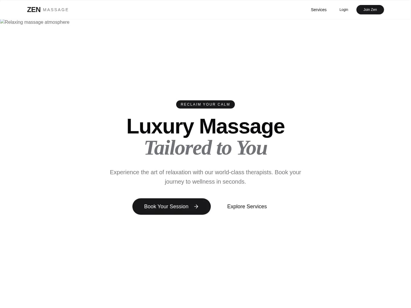 Massage Booker