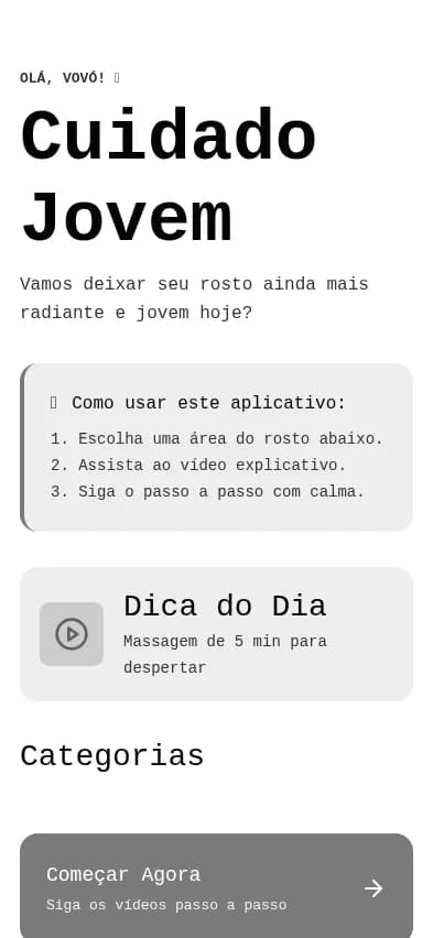Massagem Jovem App