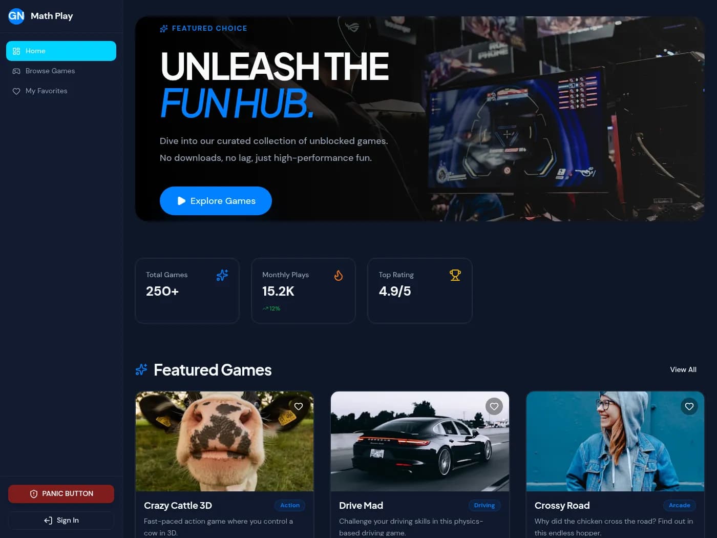 GN-Math Play Hub