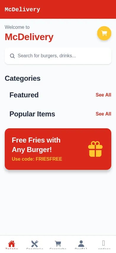 McDelivery Clone