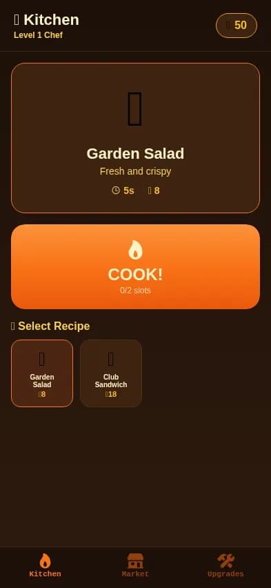 Meal Prep Tycoon App
