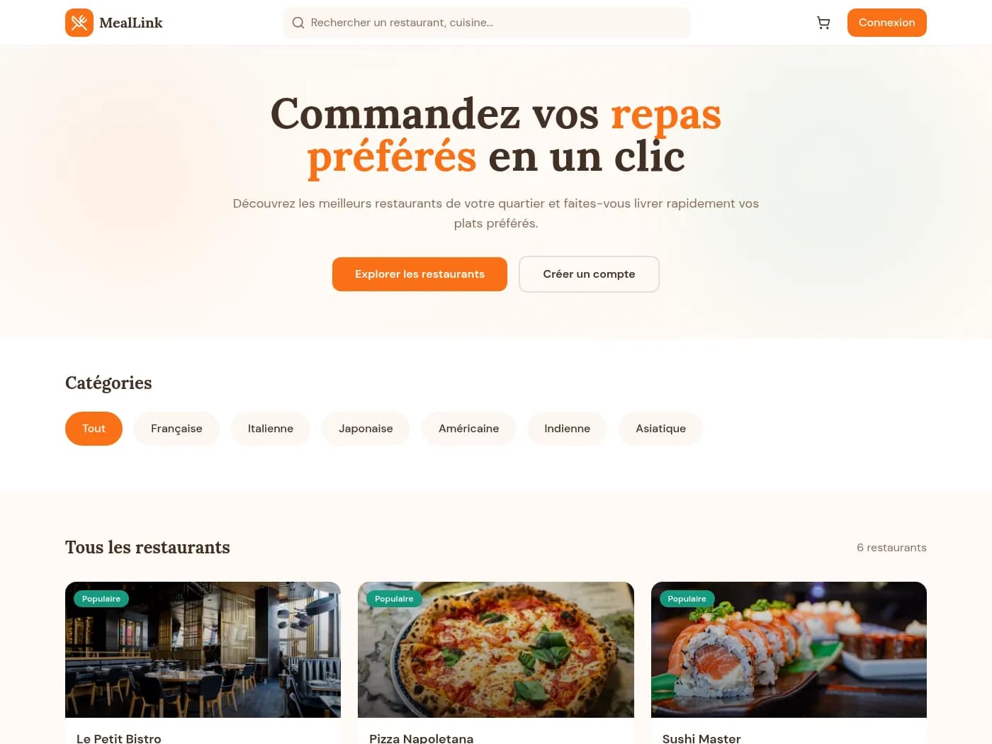 MealLink Platform