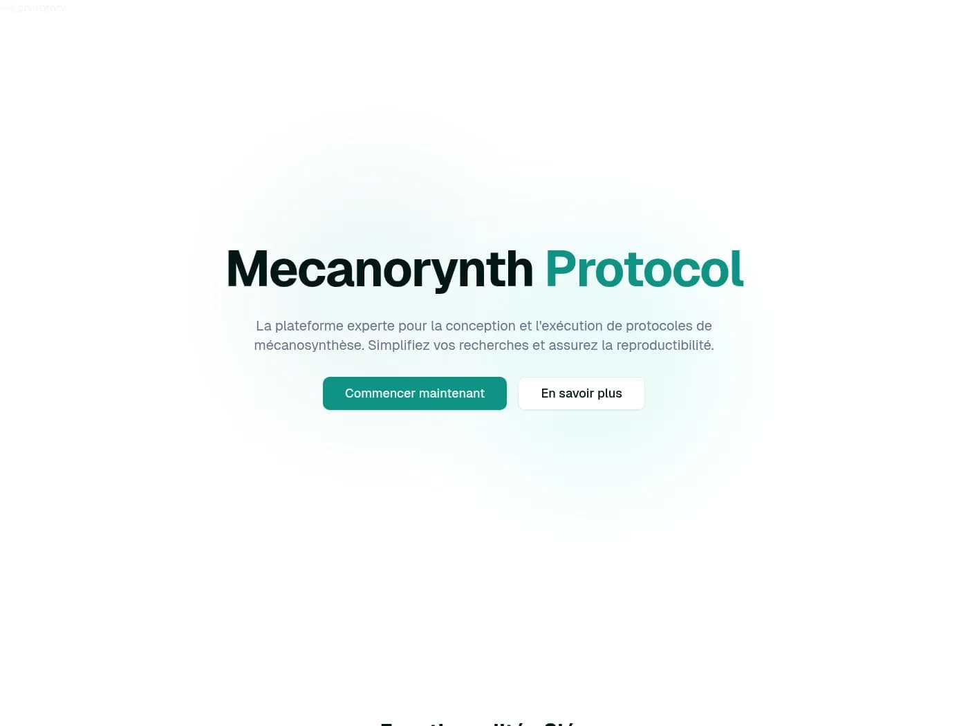 Mecanosynth Experimental Protocol