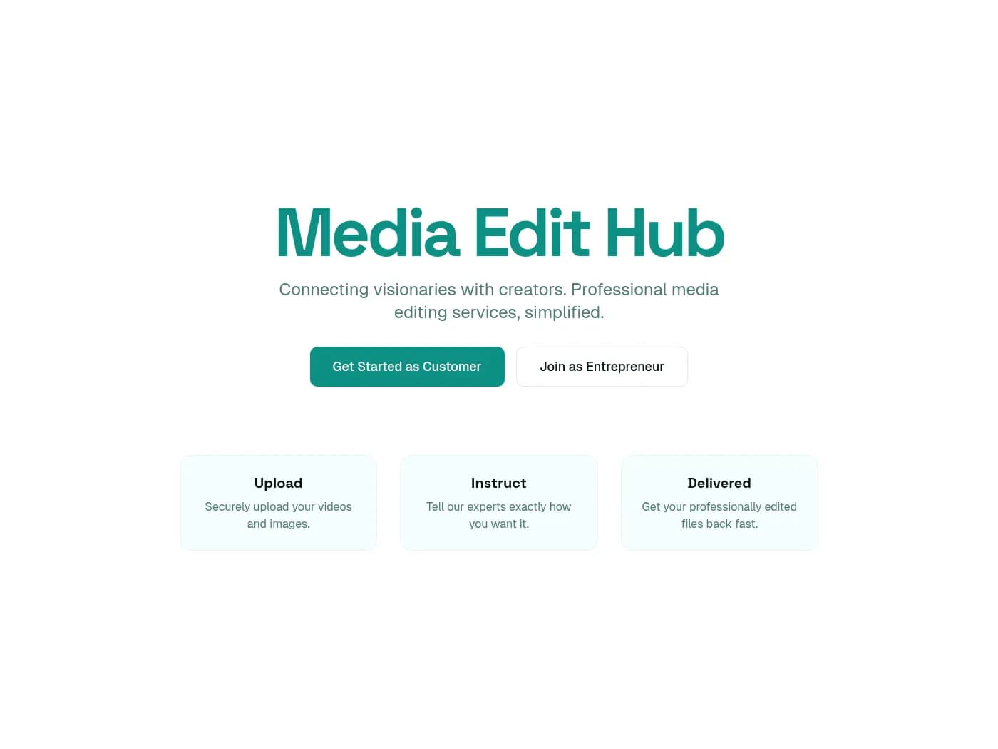 Media Edit Hub