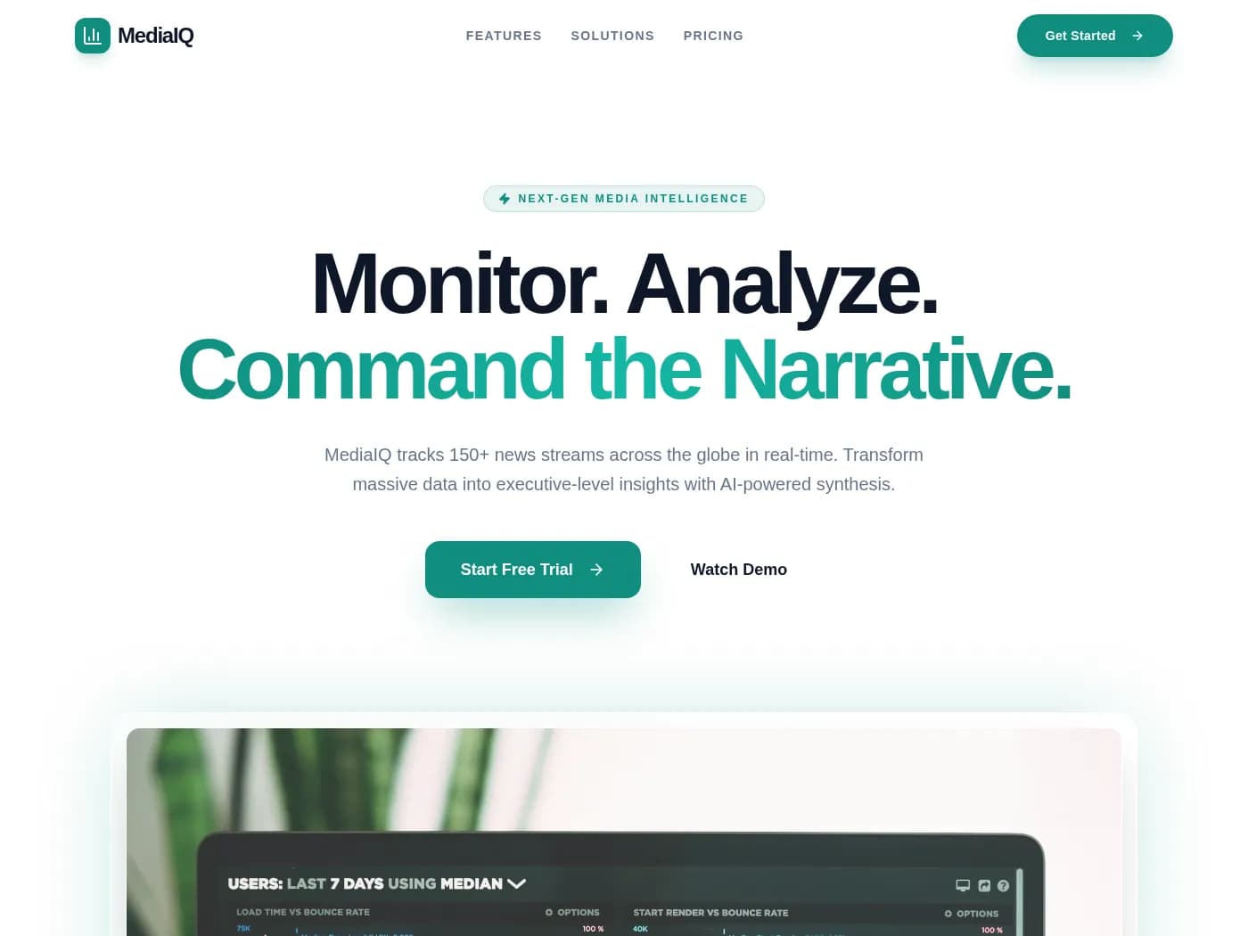 MediaIQ Dashboard