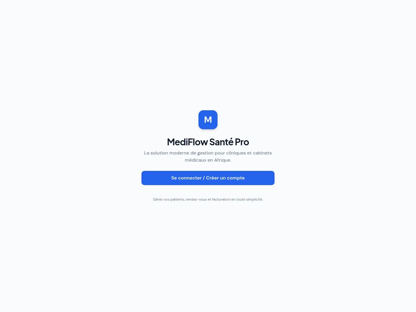 MediFlow Santé Pro