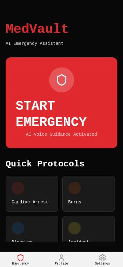 MedVault Emergency Aid