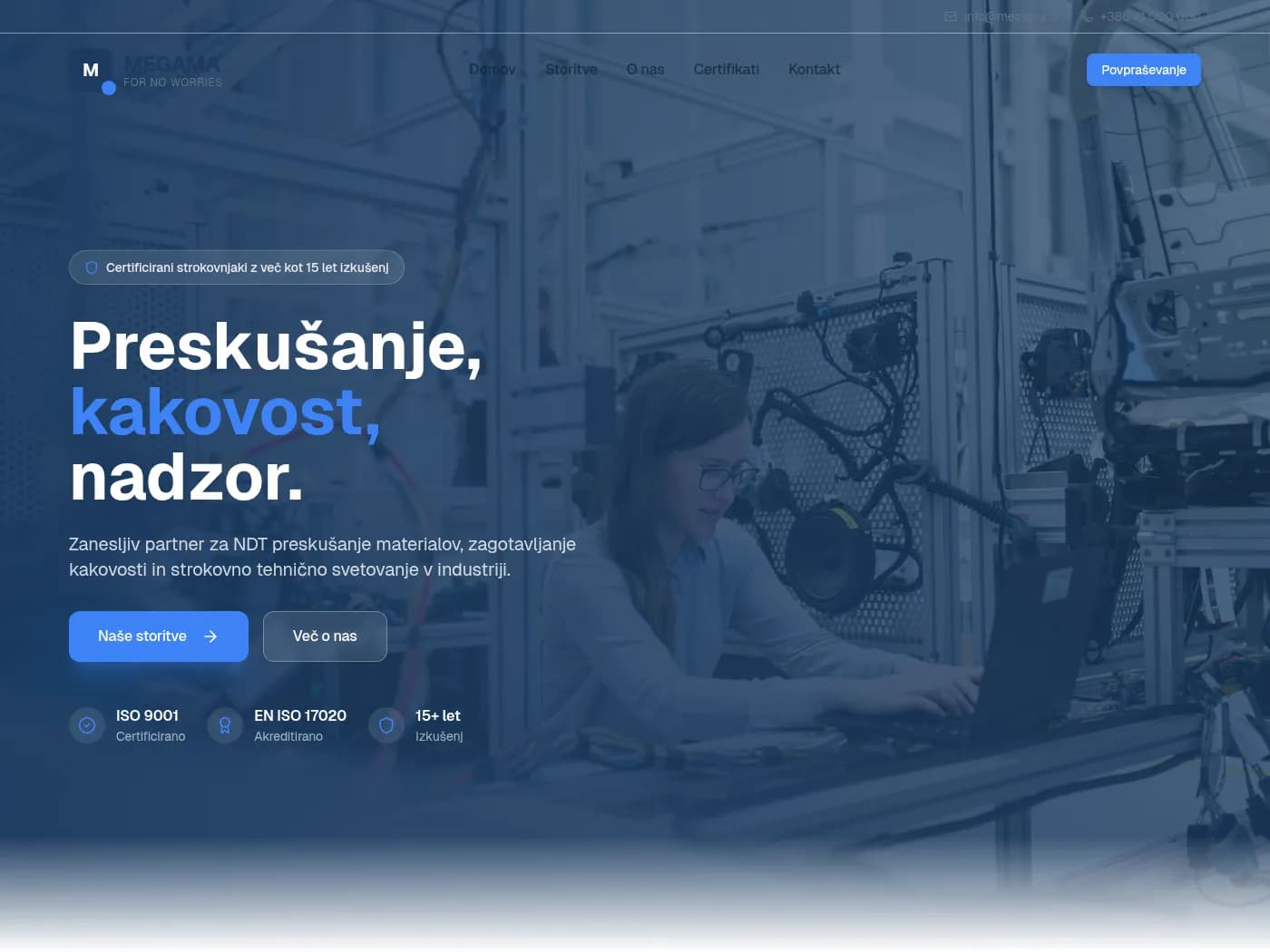 Megama Site Redesign