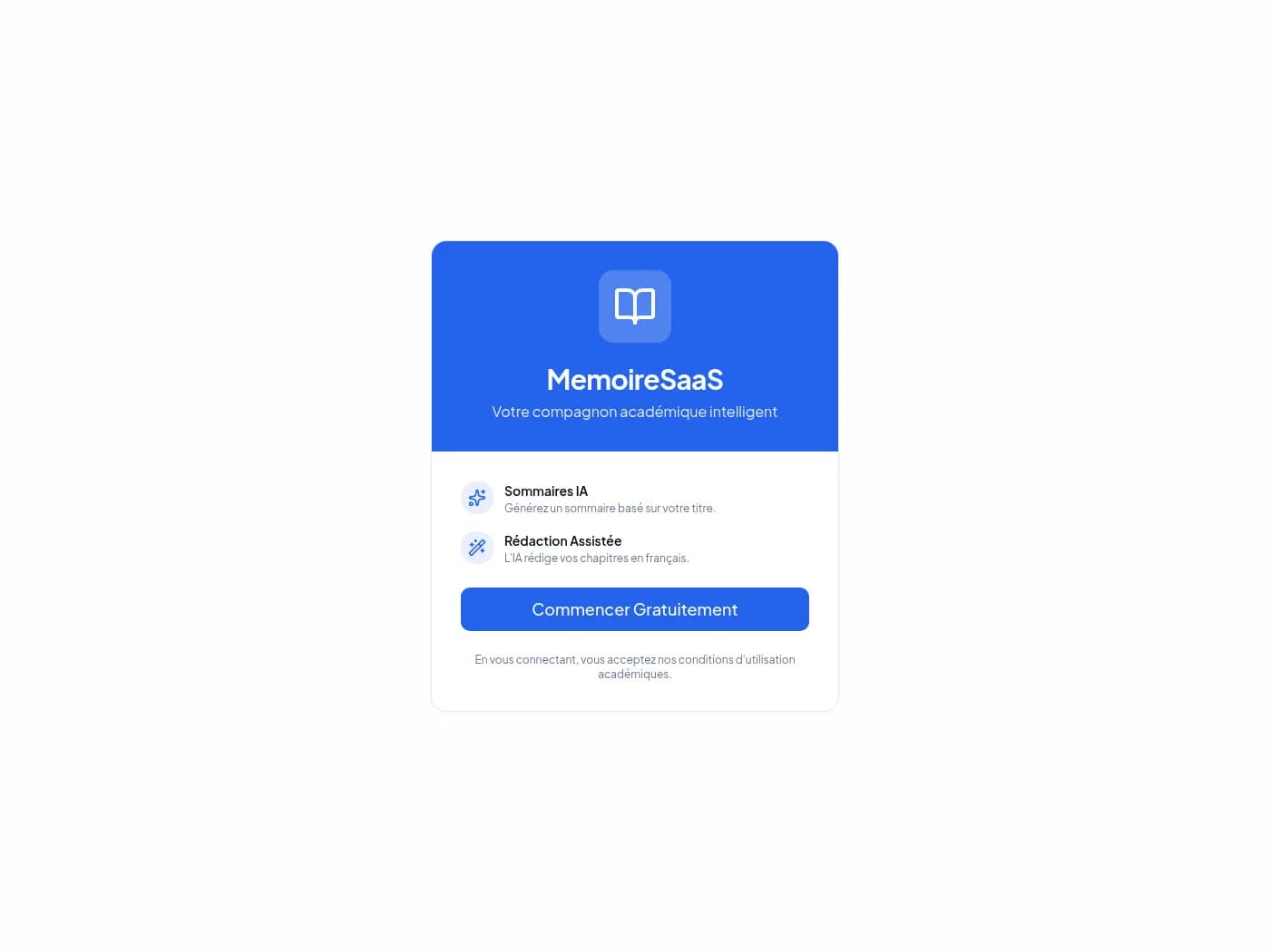 MemoireSaaS Générateur