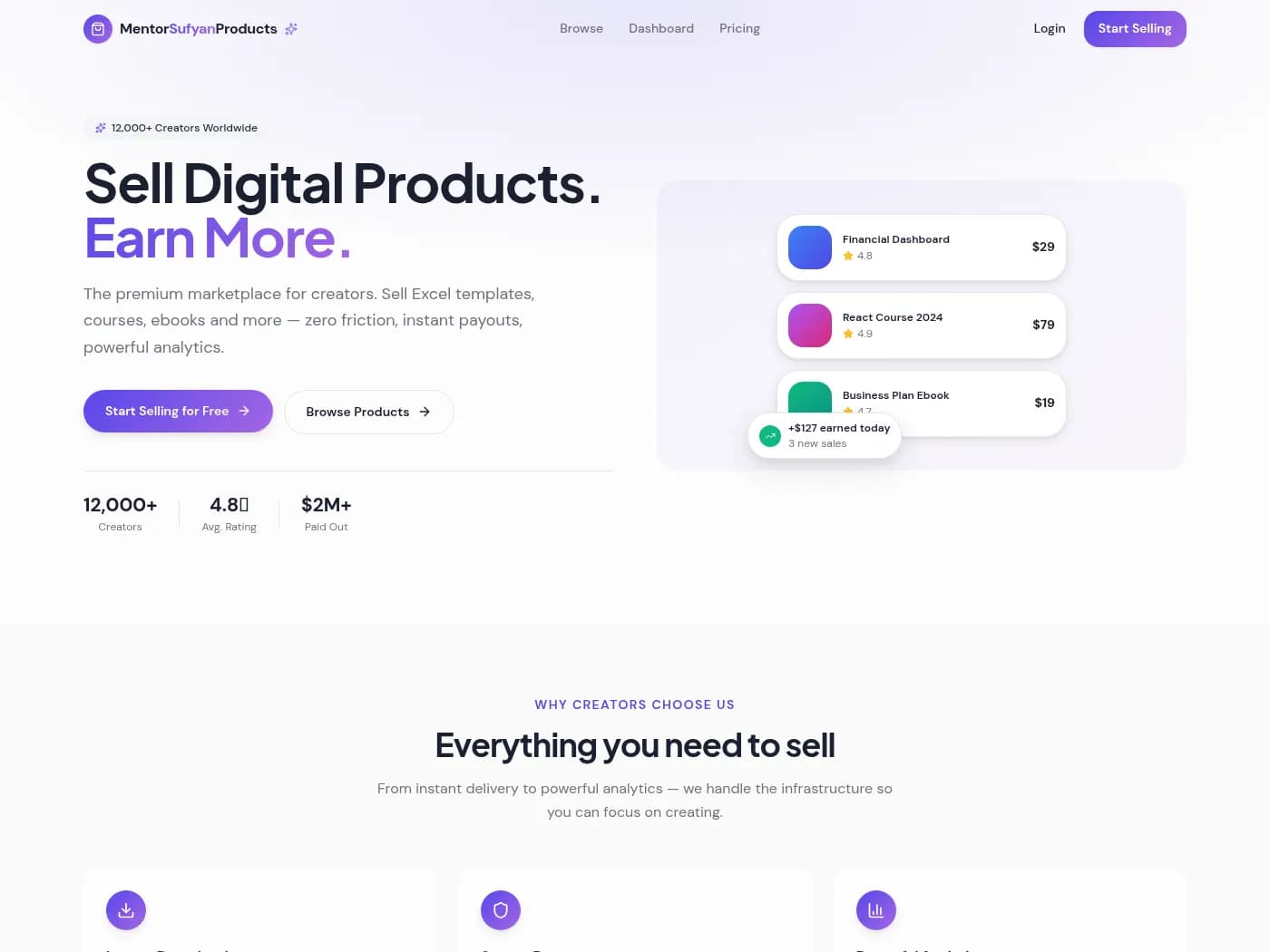 MentorSufyan Marketplace