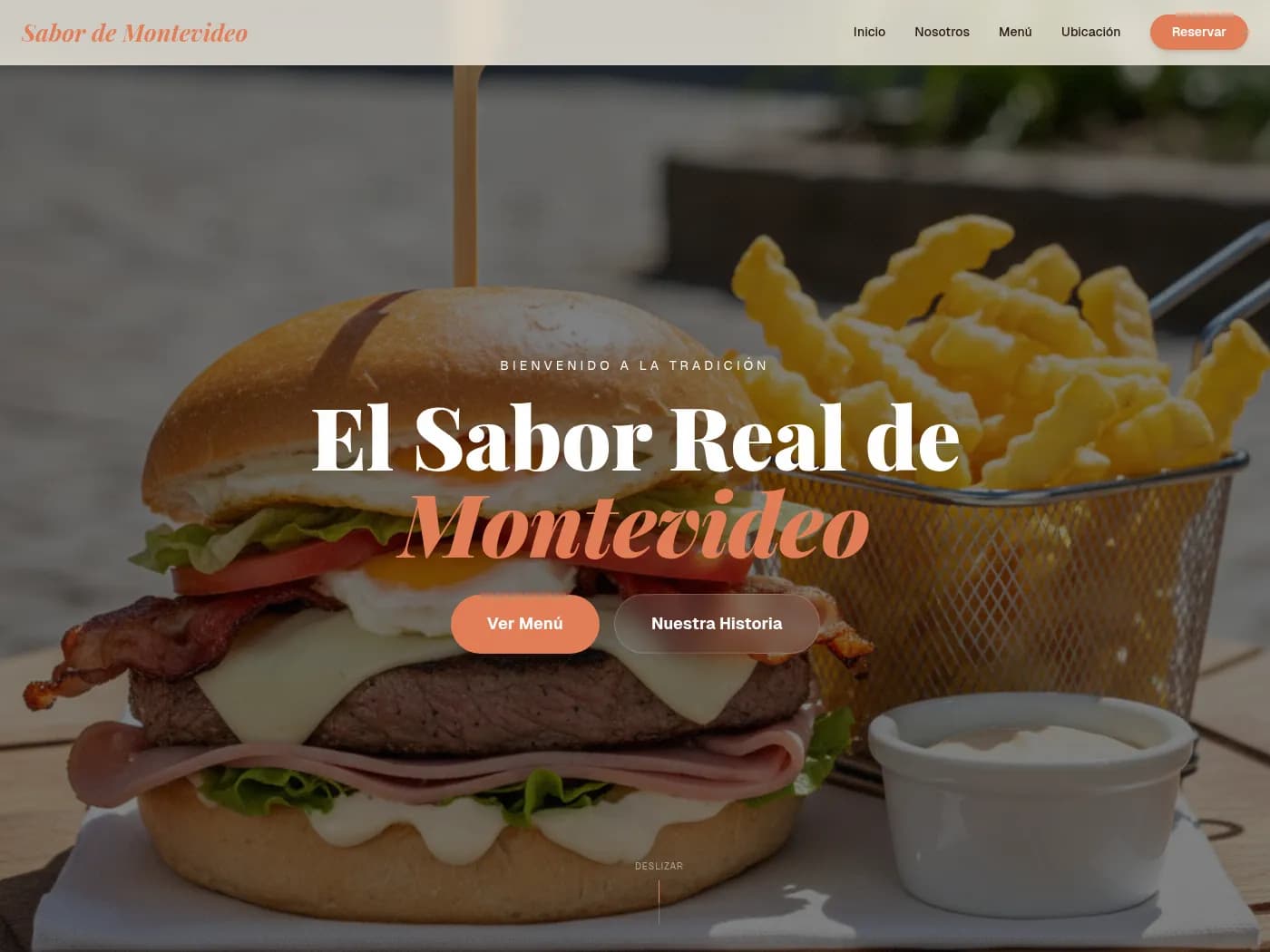 Montevideo Menu Showcase