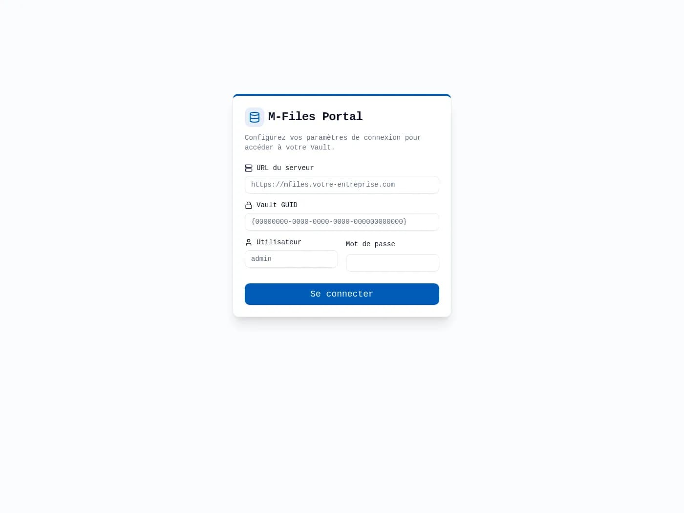 M-Files Drag & Drop Portal