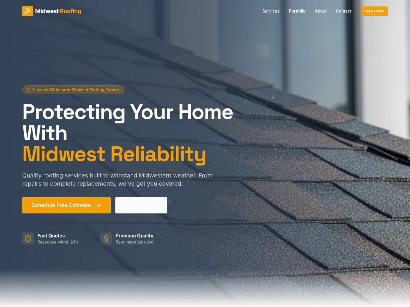 Midwest Roofing Site