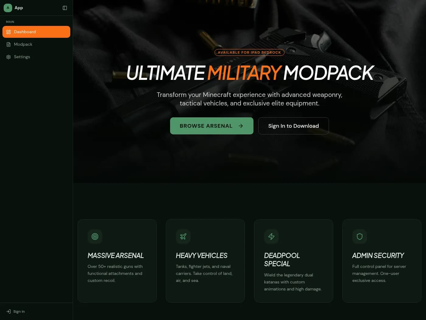 Ultimate Military Modpack