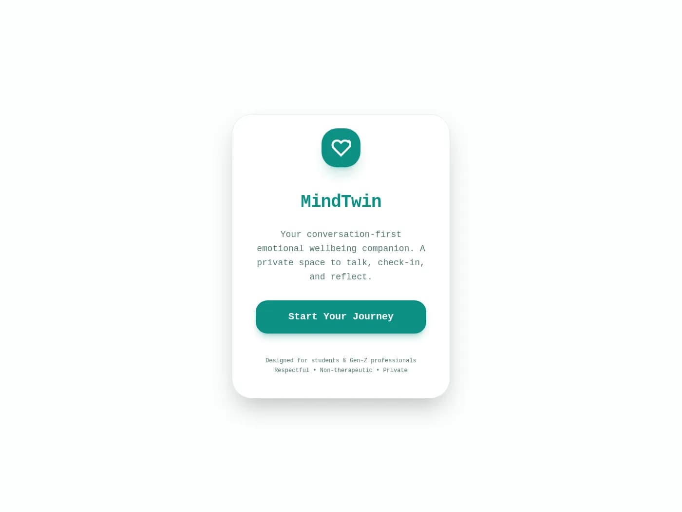 MindTwin Emotional Companion