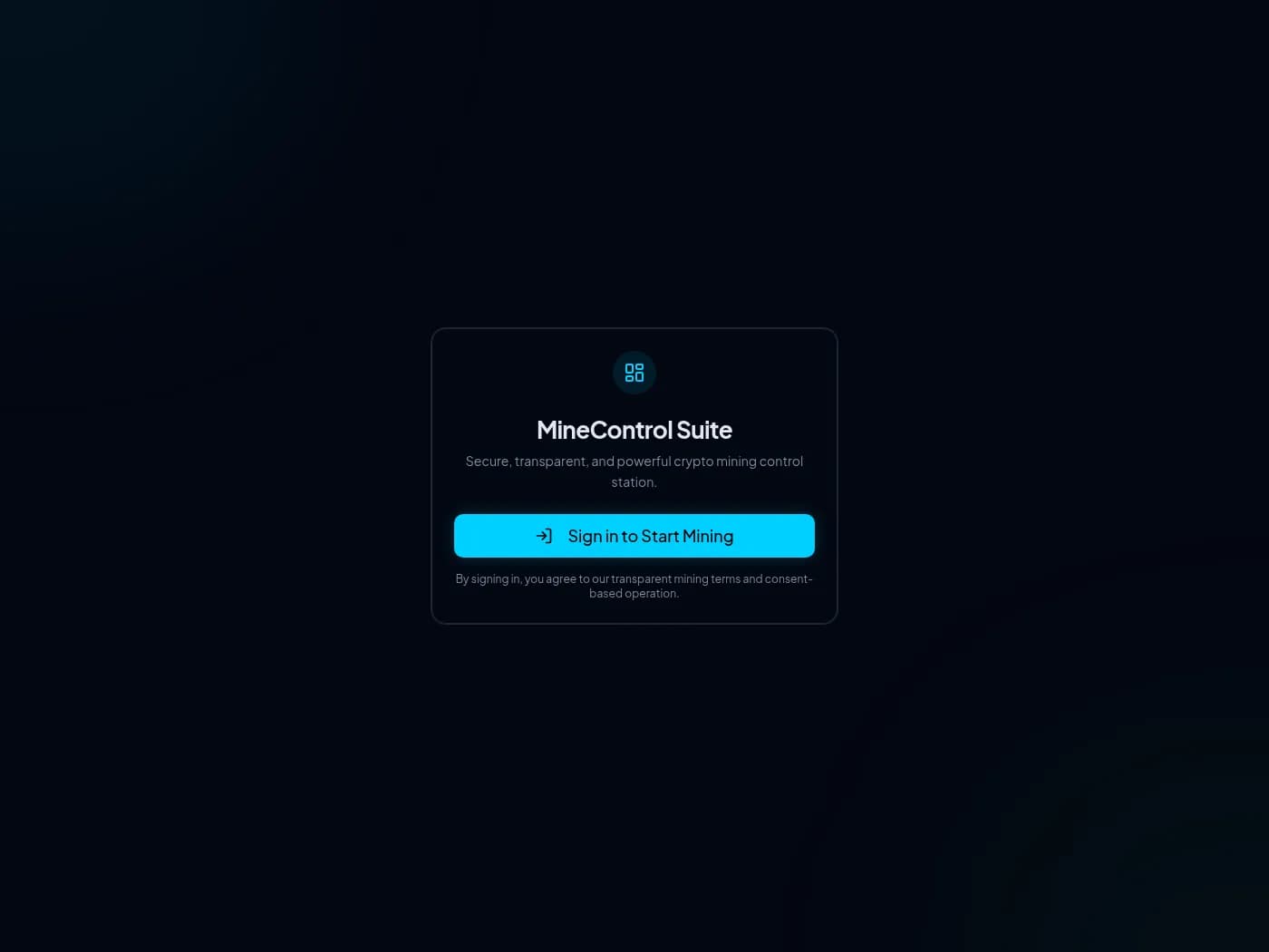 MineControl Desktop Suite