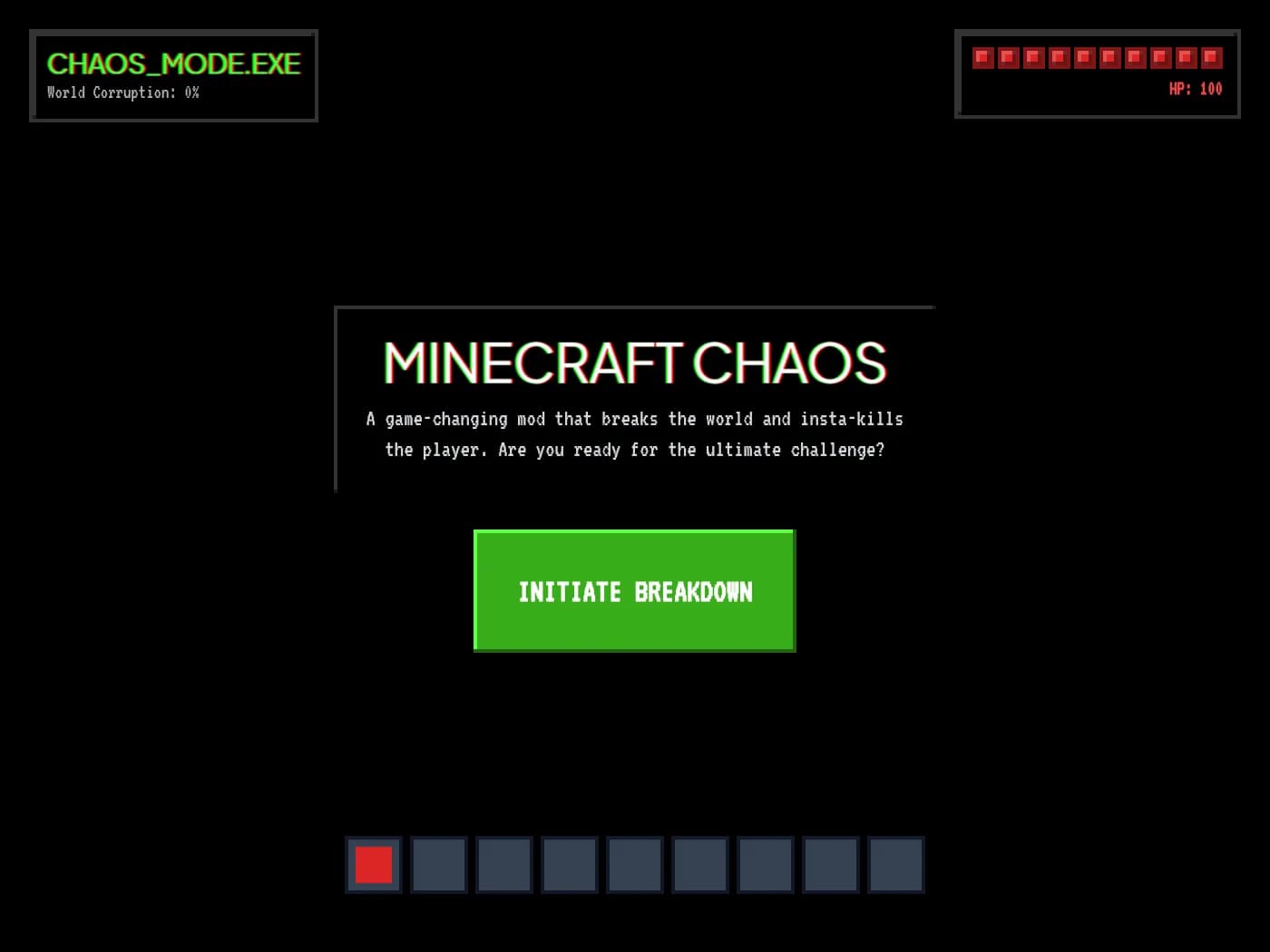 Minecraft Chaos Mod