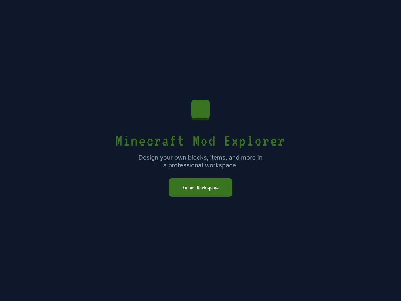 Minecraft Mod Explorer